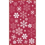 Mohawk Home Prismatic Snowflakes Red Contemporary Theme Christmas ...