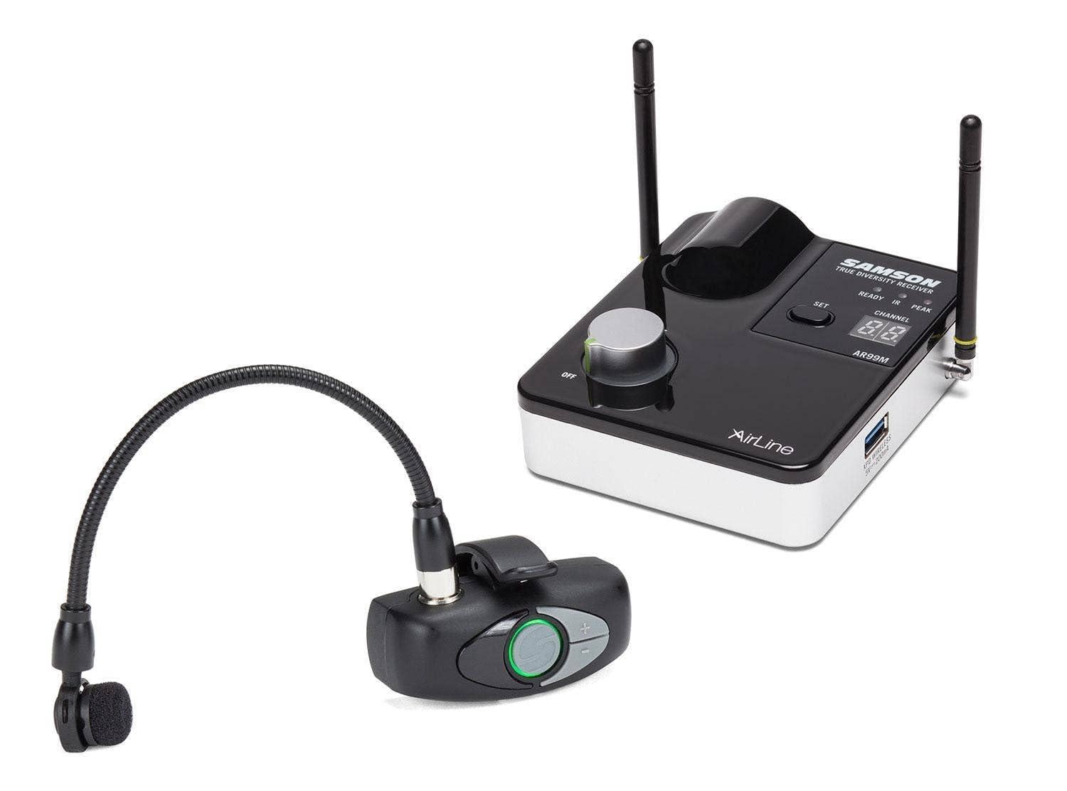 Samson AWXm Wind Instrument Micro Transmisor UHF Sistema inalámbrico ...