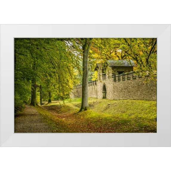 Murdock, Ramona 18x13 White Modern Wood Framed Museum Art Print Titled - Saalburg Guard House ...