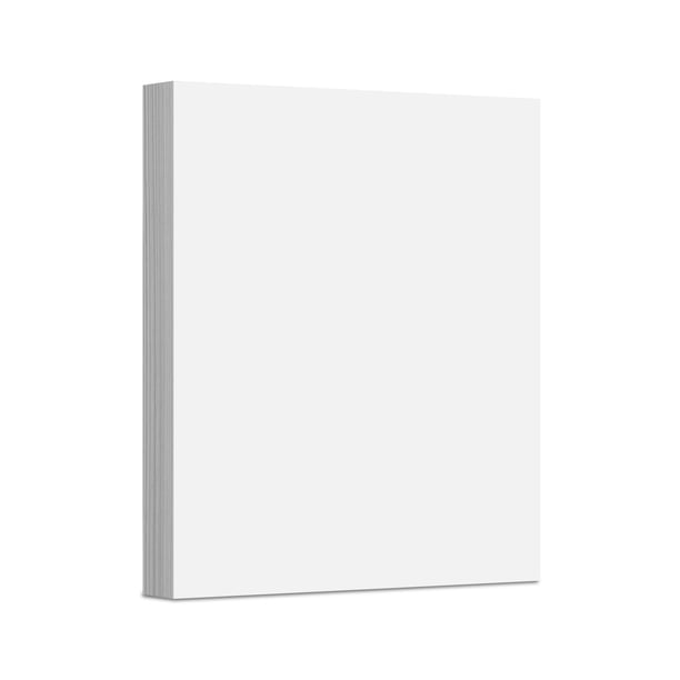 Heavy Weight White Cardstock - 100lb Extra Thick Card Stock Paper ...