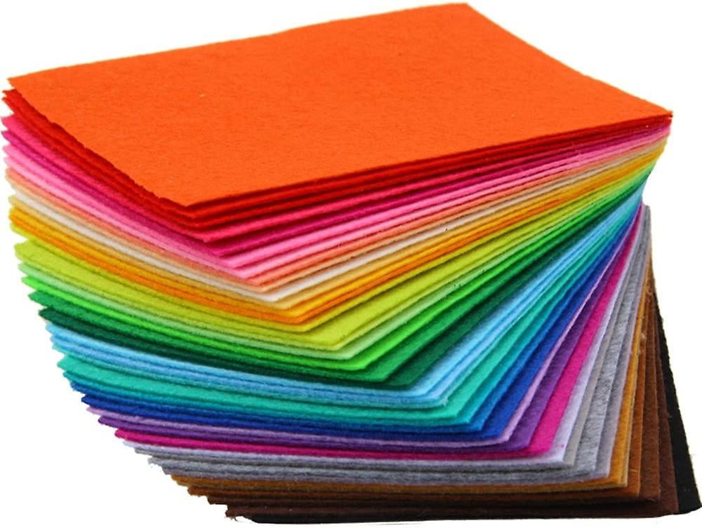 Juego de 40 láminas de fieltro multicolor para manualidades y ...