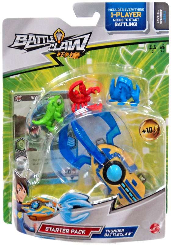 Battle Claw Thunder Battleclaw Starter Pack - Walmart.com