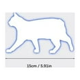 SUSHANG Cute Cat Template Ruler Cute Textile Home Decor DIY Ideas Board ...