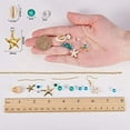 1 Box DIY 8 Pair Starfish Cowrie Shell Dangle Earring Making Kit ...