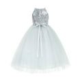 Ekidsbridal Sequin Halter Junior Flower Girl Dress Christening Birthday ...