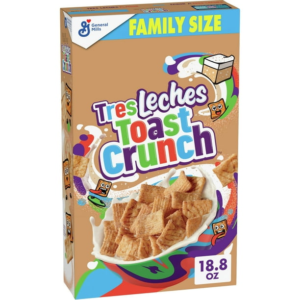 Tres Leches Toast Crunch Breakfast Cereal, Family Size, 18.8 oz ...