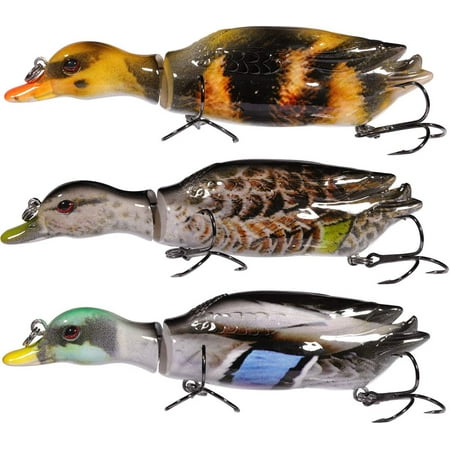 TRUSCEND Segmented Swimming Lure for Bass Pike Trout Selmon Striper, 3D ...