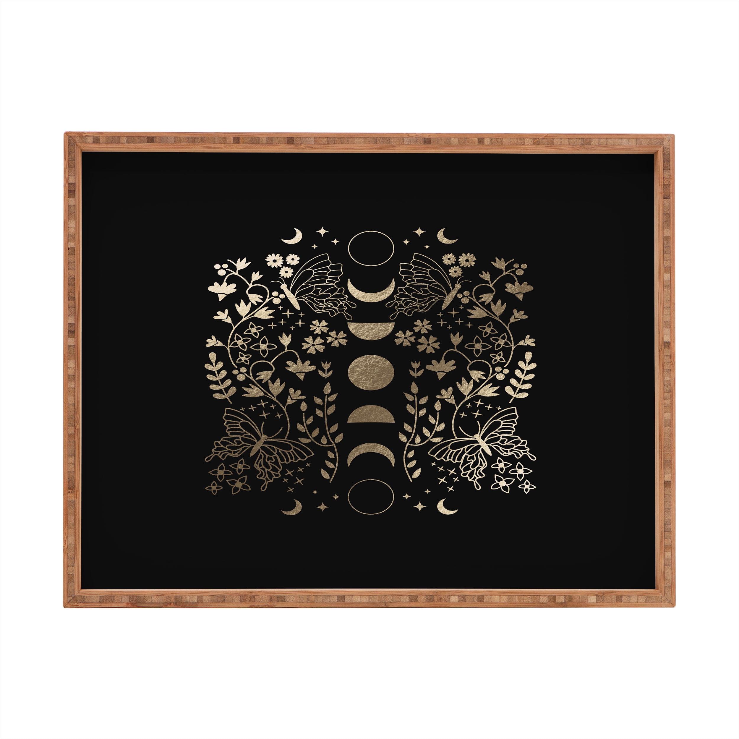 Society6 Spring Moon Phases by Emanuela Carratoni Rectangular Tray ...