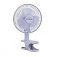 Powerzone F-0645 Clip-on Oscillating Portable Fan, 6 in Dia Blade, 120 ...