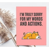 Koyal Wholesale Funny I'm Sorry Jumbo Card I'm Truly Sorry Blank I'm ...