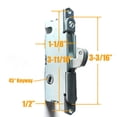 Patio Door Handle Set + Mortise Lock 45° Replacement For Sliding Glfits ...
