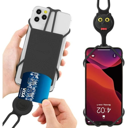 Bone Cell Phone Lanyard with Card Holder, Universal Neck Phone Strap ...
