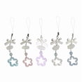 ANXPTIME Acrylic Star Bead Bowknot Phone Charm Straps Keys Hanging ...