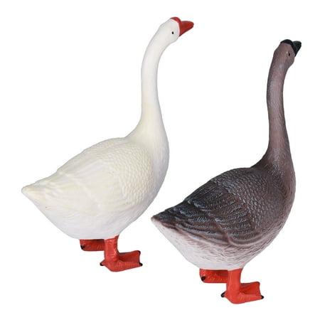 Goose Ornaments, Cute Tasteless Farm Animals Toys Model Durable For ...