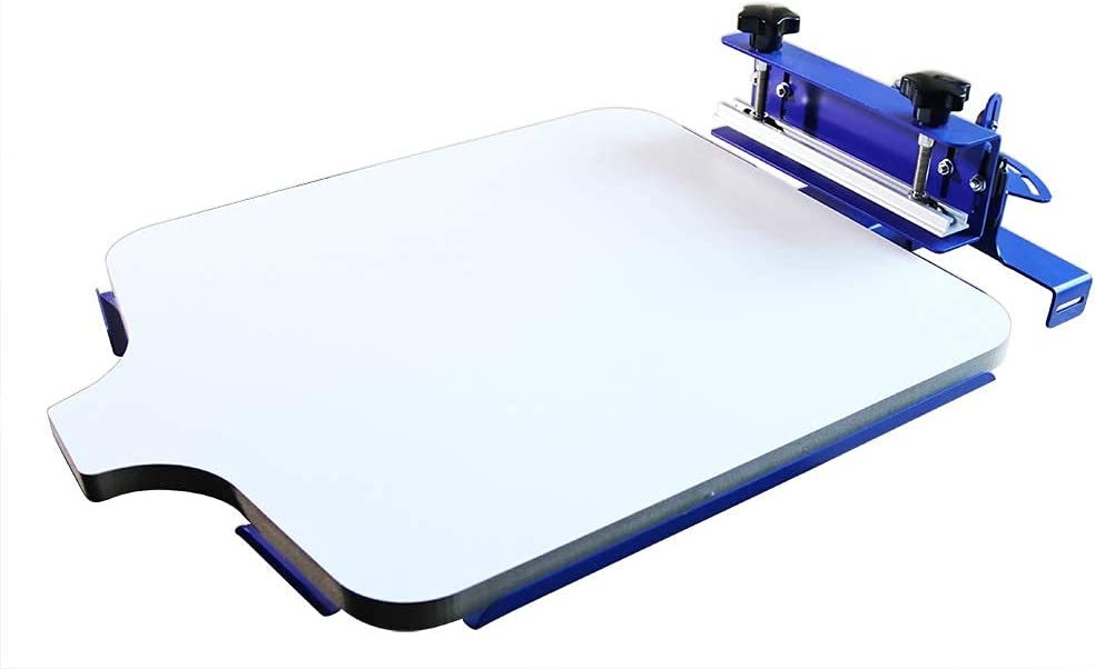 PreAsion One Color T-shirt Screen Printing Machine with Rotating Screen ...