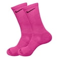 Nike Dri Fit Crew Socks, Fuchsia Pink, Unisex Adult Large, 3-Pack ...
