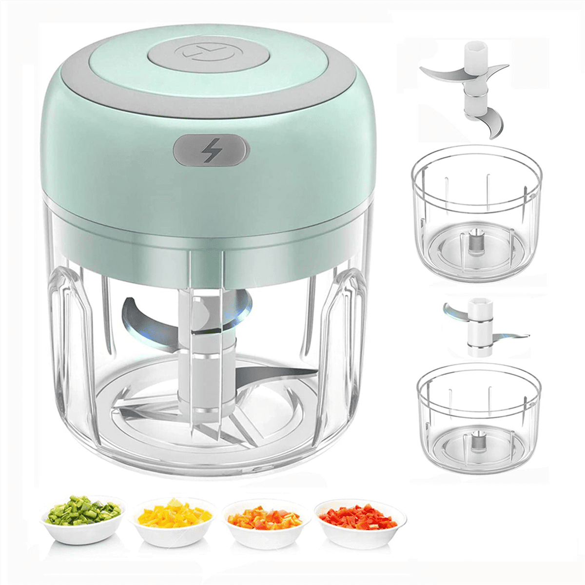 Click here for Unbranded Electric Mini Food Chopper Rechargeable... prices