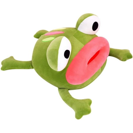 Soft Frog Plush Stuffed Animal, Funny Frog Snuggly Hugging Pillow, Frog ...
