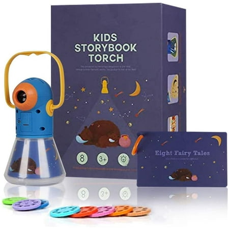 Kids Multifunctional Story Projector, Night Light Projector Storybook ...