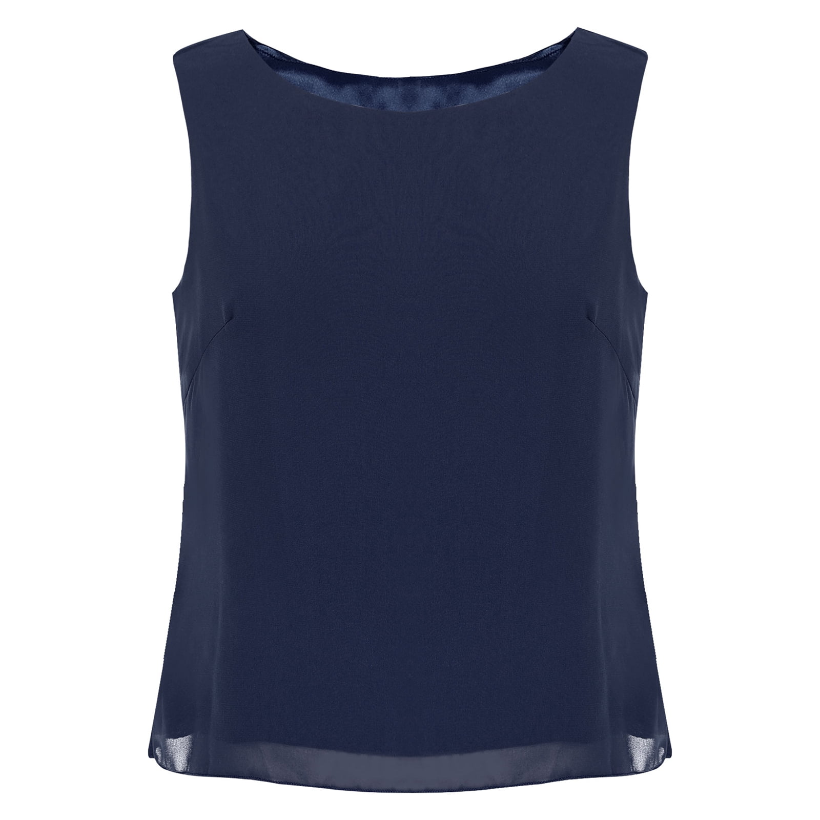 Click here for Yruioon Womens Elegant Chiffon Tank Top Round Neck... prices