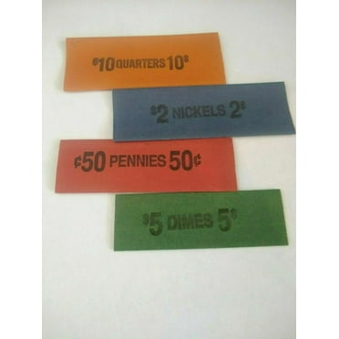 Coin-Tainer Automatic Coin Rolls, Dimes, $5, 1900 Wrappers/Roll ...