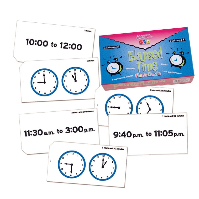 ELAPSED TIME FLASH CARDS - Walmart.com