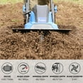 16 in Tiller Cultivator 120V 13.5 Amp 6 Steel Tines Tillers for ...