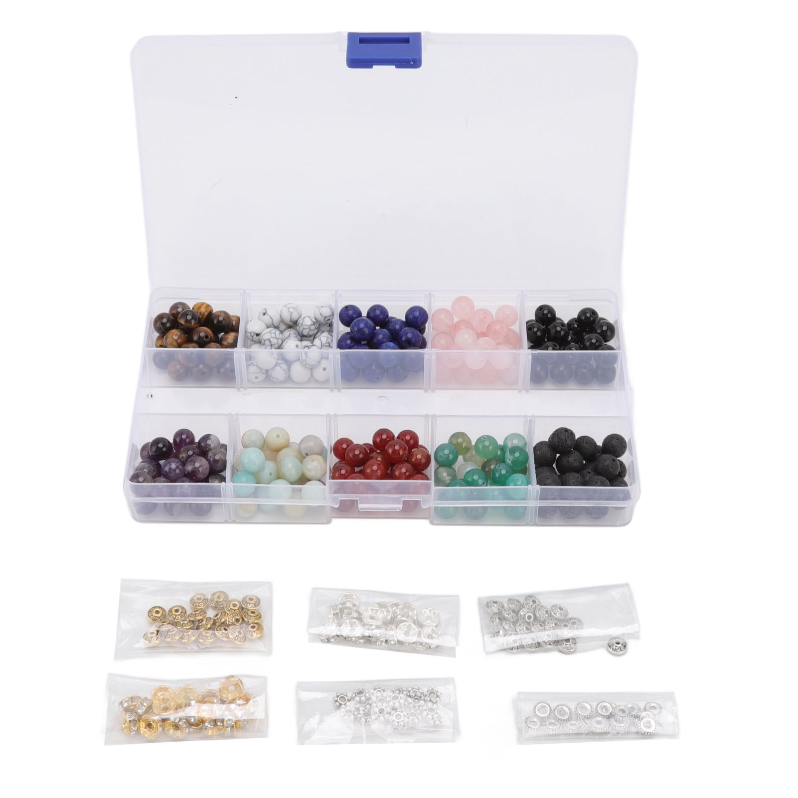 Click here for Eotvia Gemstones Beads  Lava Rock Stone Beads Kit... prices