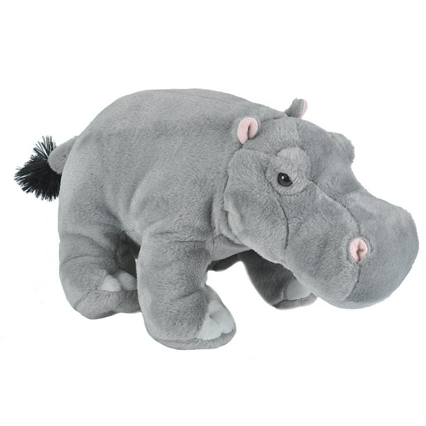 Cuddlekins Hippo Plush Stuffed Animal by Wild Republic, Kid Gifts, Zoo ...