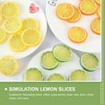 20 Pcs Imitation Lemon Slice Lemons Slices Fruit Model Ornaments ...