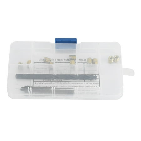 Thread Repair Kit Thread Repair Tool Thread Repair Set 12pcs M4x0.7 ...