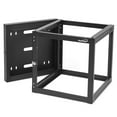 NavePoint 9U Wall Mount Server Rack with Hinged Back, 4-Post 24” Deep ...