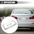 Unique Bargains Universal Car License Plate Frame Front Rear License ...
