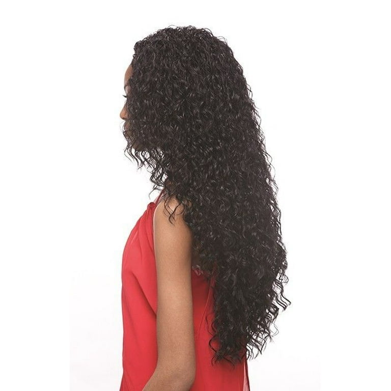 Long Super Curly Hair Back View