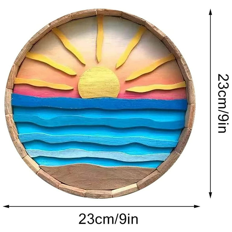 Reclaimed Wood Beach Art