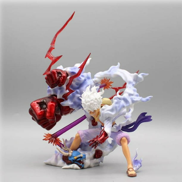 Hot One Piece Luffy Gear 5 Anime Figure Sun God Nikka PVC Action ...