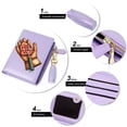 Modern Women Clutch Wallet Cute Print Zipper Wallet Zipper Pocket PU ...