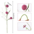 chaungfeng 5-Pack Christmas Simulation Flower, 3 Headed Dandelions Ball ...