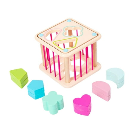 Shape Sorter Toy Developmental Fine Motor Skills Montessori with ...