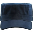 Cadet Army Military Fitted Botton Cap Basic Everyday Castro Radar Hat ...