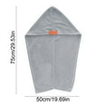 CaiYueKe Super Soft Microfiber Hair Towel Wrap for Women, Quick Dry ...