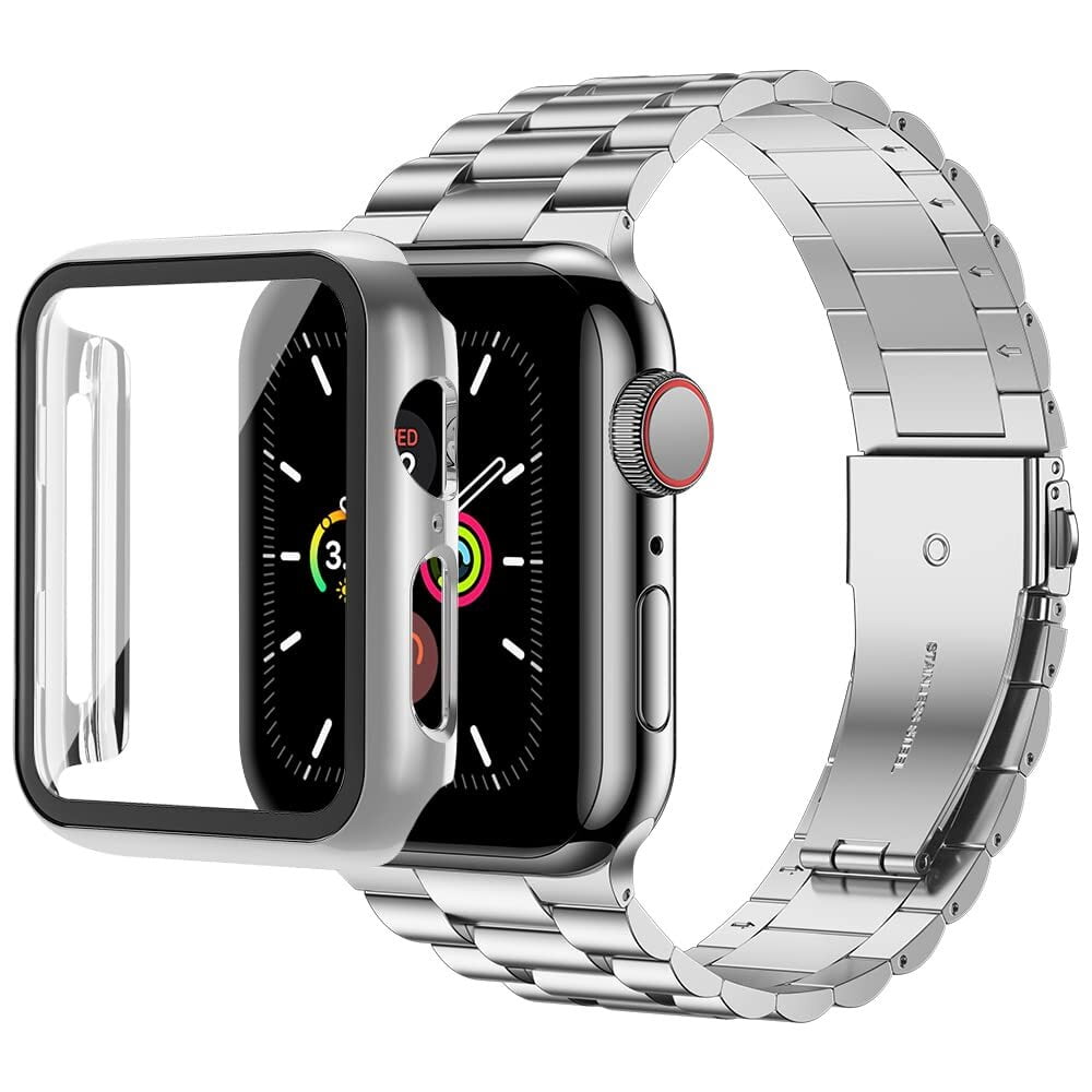LGSY Compatible with Apple Watch Band 40mm with Case, Business ...
