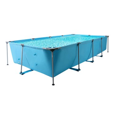 Bestway Power Steel 31'4" x 16' x 52" Rectangular Above Ground Pool Set ...