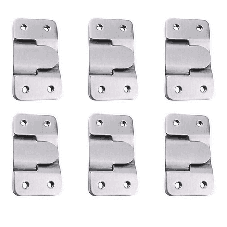 JOYWEI 6 Pairs [12 pack] Embedded Concealed Mounting Bracket Interlock ...