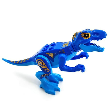Diy Jurassic Dinosaur Block World Building Blocks Velociraptor T-rex ...