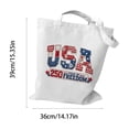 American Flag Decorations 250th Anniversary USA Tote Bag Patriotic ...