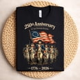 CLOTEX 250th Anniversary 1776-2026 Shirt Patriotic Military Veterans T ...