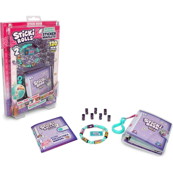 Sky Castle Sticki Rolls Sticker Jewelry Set, 120 Stickers, Bracelet ...