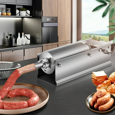 15LB/7L Vertical Stainless Steel Sausage Stuffer Maker, Dual Speed ...