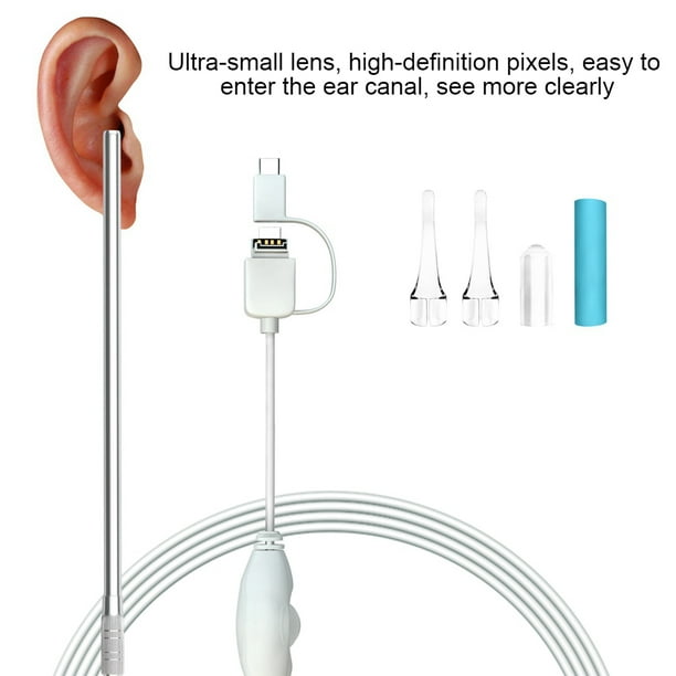 Silver Thin 3-in-1 Mini Visual USB HD Electronic Micro-camera Borescope ...